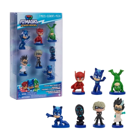 pj masks | Toys | Pj Masks Power Heroes 7pc Collectible Figure Set Toy ...